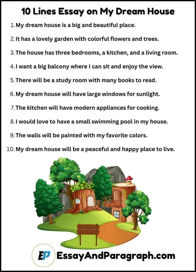 Best Essay On My Dream House - EssayandParagraph.com