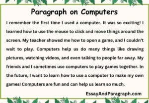Paragraph on Computers (100, 150, 200, 250 And 300 words)