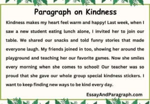 Paragraph on Kindness (100, 150, 200, 250 And 300 words)